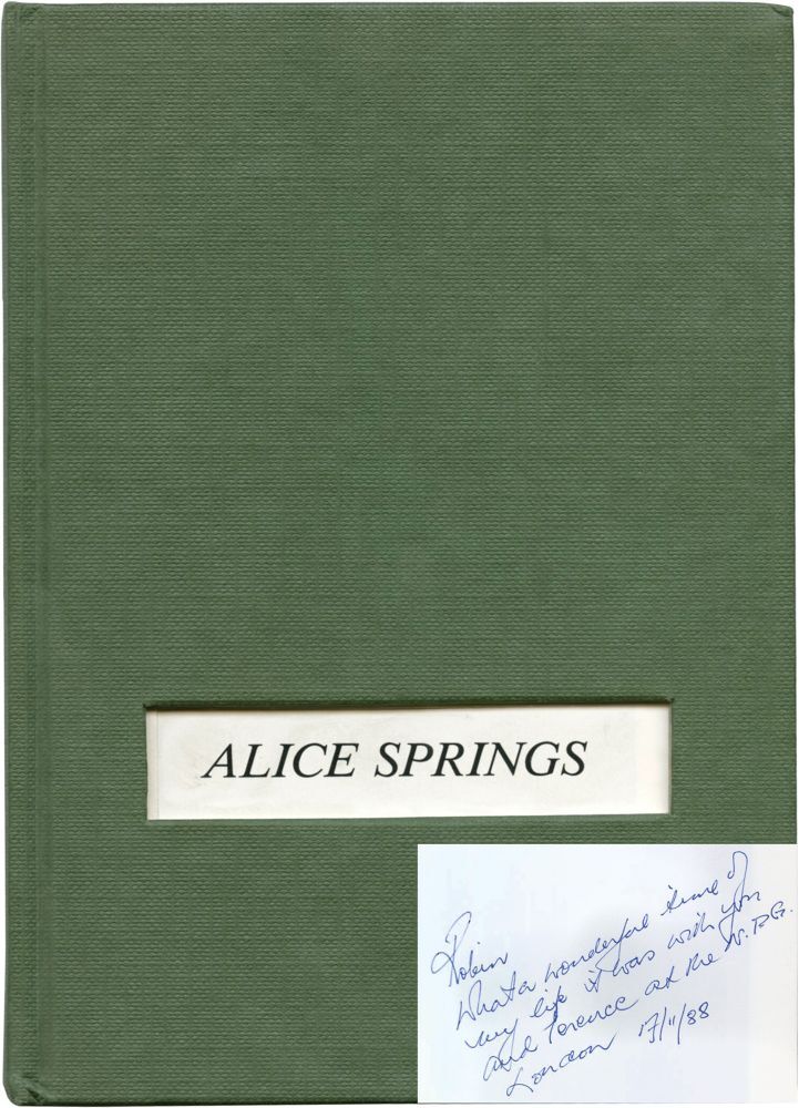 Portraits recents | Alice Springs | First Edition
