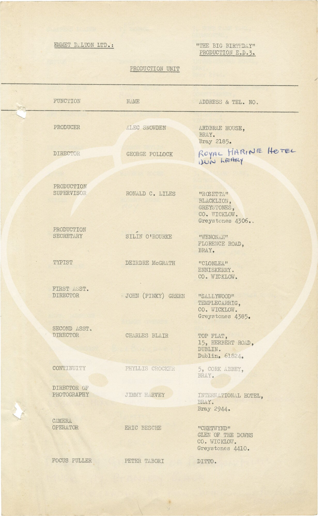 Broth of a Boy The Big Birthday | June Thorburn Barry Fitzgerald ...