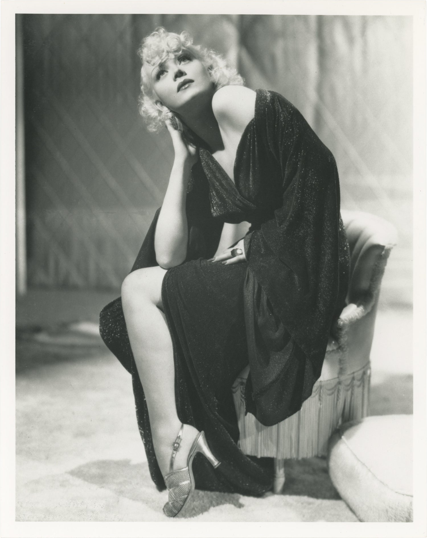 Three original publicity photographs of actress Marion Martin, circa ...